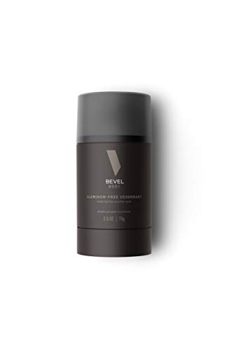 Bevel Deodorant for Men with Coconut Oil and Shea Butter, Aluminum Free, No Streaks, 48 Hour Protection, 2.5 Oz