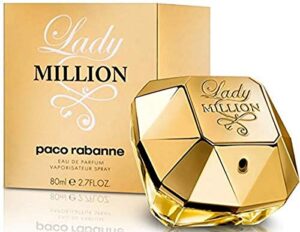 lady million by paco rabanne eau de parfum spray 2.7 fl oz (women), pack of 1