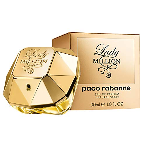 Lady Million by Paco Rabanne Eau De Parfum Spray 1 oz for Women - 100% Authentic