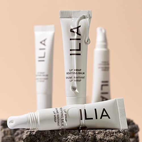 ILIA - Natural Lip Wrap Reviving Balm | Non-Toxic, Cruelty-Free, Clean Beauty (Lucid, 0.23 fl oz | 7 mL)