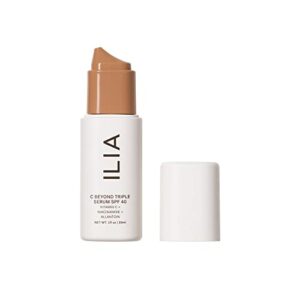 ilia – c beyond triple serum spf 40 | non-toxic, cruelty-free, clean beauty (translucent tone 2)