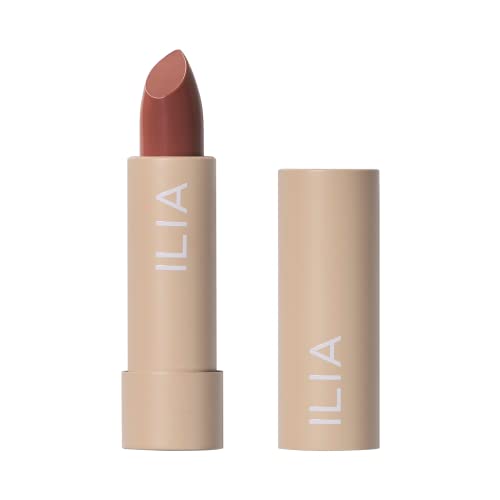 ILIA - Color Block Lipstick | Non-Toxic, Vegan, Cruelty-Free, Clean Makeup (Marsala (Neutral Brown With Cool Undertones))