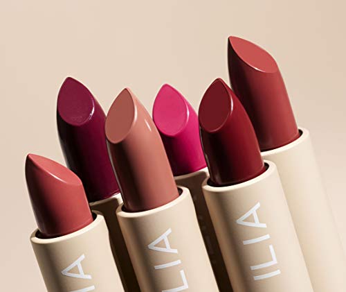 ILIA - Color Block Lipstick | Non-Toxic, Vegan, Cruelty-Free, Clean Makeup (Marsala (Neutral Brown With Cool Undertones))