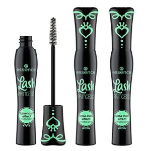 essence | lash princess false lash effect mascara | vegan & cruelty free | free from alcohol, oil, parabens & microplastic particles (pack of 3)