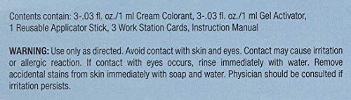 Godefroy Instant Eyebrow Color, Medium Brown, 0.18 ounces, 12-weeks of long lasting, 3-applications per kit, 3 Count (Pack of 1)