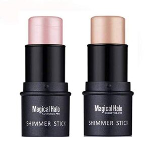 highlighter stick, niceface shimmer cream powder waterproof light face cosmetics ( 2 colors )