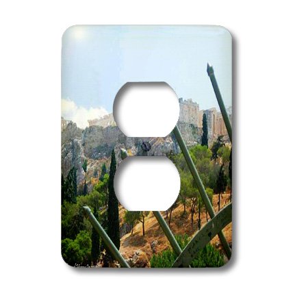 3dRose lsp_17363_6 Acropolis Ilia Athens Greece Outlet Cover