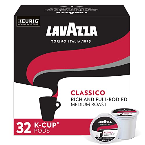 Lavazza Classico Single-Serve Coffee K-Cups for Keurig Brewer, Classico, 32 Count