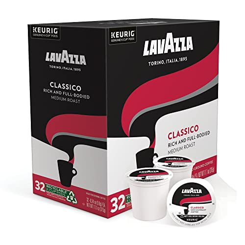 Lavazza Classico Single-Serve Coffee K-Cups for Keurig Brewer, Classico, 32 Count