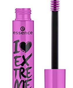 essence | I Love Extreme Volume Mascara Crazy Volume | Paraben Free | Cruelty Free | Black (Pack of 1, Crazy Volume)