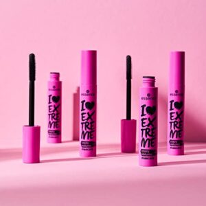 essence | I Love Extreme Volume Mascara Crazy Volume | Paraben Free | Cruelty Free | Black (Pack of 1, Crazy Volume)