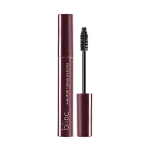 blinc amplified tubing mascara, ultra-longwearing washable mascara, soft-glam volumizing, lengthening and defining mascara, gluten-free and cruelty-free, black, 9ml / 0.30 fl. oz