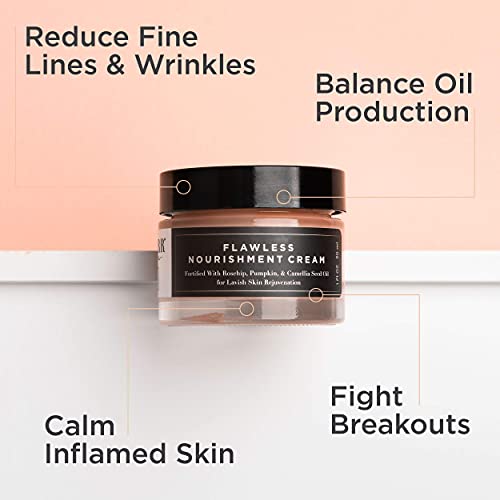 Averr Aglow Flawless Nourishment Cream, Facial Moisturizer Skin Care Cream, Hydrated Oil Balance, Natural Solution, Daily Face Dry Skin Body Treatment