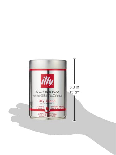 Illy Caffe Coffee Whоlе Bеan - Mеdium Rоast - 8Ðžz - Casе Ðžf 6 - Bulk Buy, 8.8 Ounce (Pack of 6)