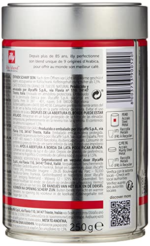 Illy Caffe Coffee Whоlе Bеan - Mеdium Rоast - 8Ðžz - Casе Ðžf 6 - Bulk Buy, 8.8 Ounce (Pack of 6)