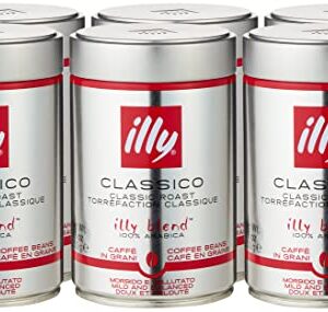 Illy Caffe Coffee Whоlе Bеan - Mеdium Rоast - 8Ðžz - Casе Ðžf 6 - Bulk Buy, 8.8 Ounce (Pack of 6)