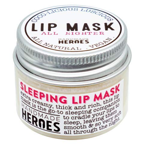 100% Natural Vegan Hydrating Lip Mask and Lip Mask Pack | Overnight Lip Moisturizing mask and lip sleeping mask for Dry Lips. Fragrance free, Alcohol free Intensive Lip Balm and Lip masks Therapy Skin Care (Original - All Nighter)