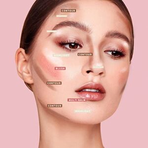 KIMUSE Multi Stick Trio Face Makeup, Cream Blush Stick for Cheeks & Lips, Contour Stick & Highlighter Makeup Sticks for All Skin