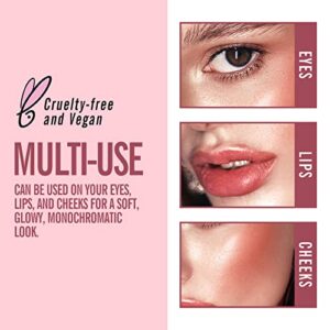 KIMUSE Multi Stick Trio Face Makeup, Cream Blush Stick for Cheeks & Lips, Contour Stick & Highlighter Makeup Sticks for All Skin