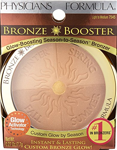 Physicians Formula Bronze Booster Glow-Boosting Season-to-Season Light-to-Medium Bronzer Makeup Powder, Dermatologist Approved