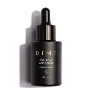 dime beauty hyaluronic acid serum clean hydrator and skin moisturizer with water soluble hyaluronic acid