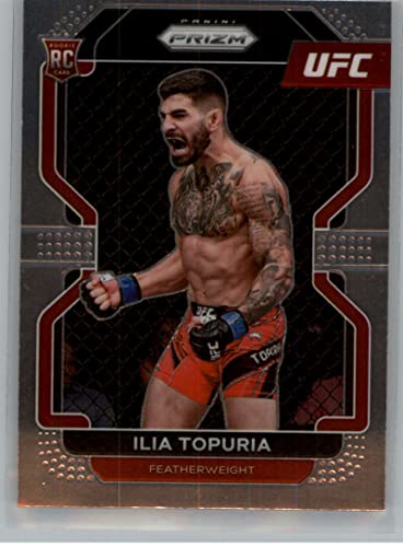 2022 Panini Prizm UFC #115 Ilia Topuria RC Rookie Card Official MMA Trading Card in Raw (NM or Better) Condition