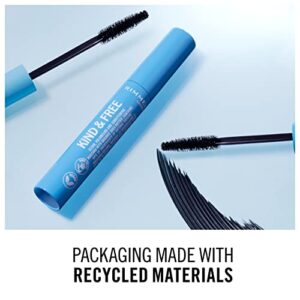 Rimmel KIND & FREE Clean Mascara, Cruelty-Free & Vegan, 001 Black, 0.23 Fl Oz