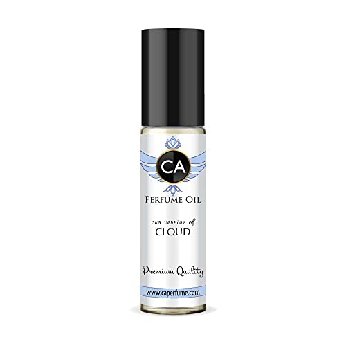 CA Perfume Impression of Ariana G. Cloud For Women Replica Fragrance Body Oil Dupes Alcohol-Free Essential Aromatherapy Sample Travel Size Concentrated Long Lasting Attar Roll-On 0.3 Fl Oz/10ml