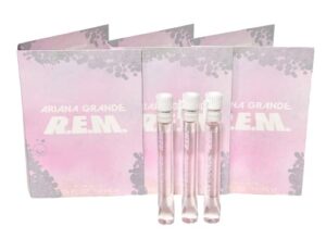 ariana grande r.e.m. sample perfume eau de parfume edp 1.5 ml / 0.05 oz splash woman travel size set of 3