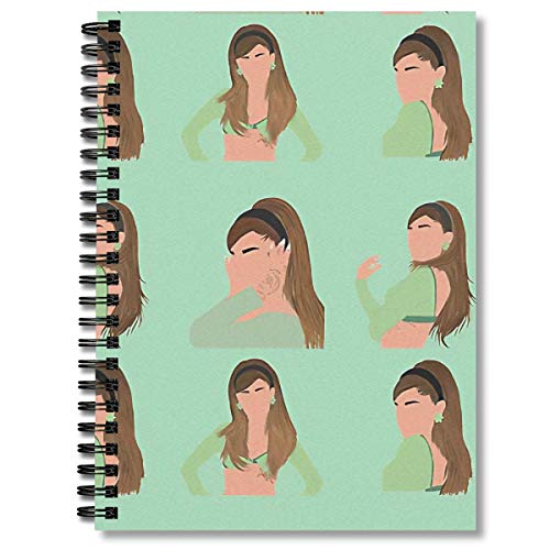 Spiral Notebook Ariana Positions Composition Notebooks Journal With Premium Thick Graph Paper 5x5 Paper