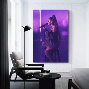 BIVEE Ariana Singer Grande Art Poster 08x12inch(20x30cm) Print Aesthetic Room Wall Decor for Family Bedroom Office Decorative Posters Gift Wall