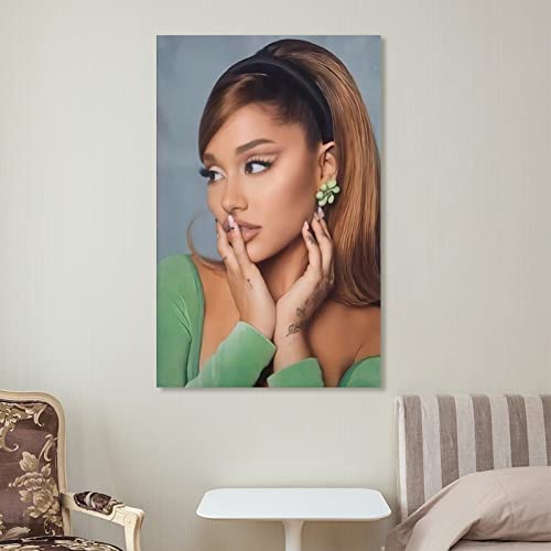 QIGUTRNG Ariana Star Singer Grande Poster Art Picture Print Modern Family Bedroom Decor Posters 11.81x7.8inch(20x30cm)