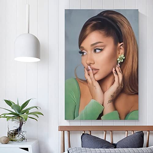 QIGUTRNG Ariana Star Singer Grande Poster Art Picture Print Modern Family Bedroom Decor Posters 11.81x7.8inch(20x30cm)