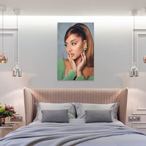 QIGUTRNG Ariana Star Singer Grande Poster Art Picture Print Modern Family Bedroom Decor Posters 11.81x7.8inch(20x30cm)