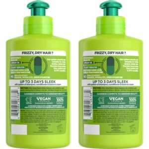 Garnier Fructis Sleek and Shine Intensely Smooth Leave-In Conditioning Cream, 10.2 Ounce (Pack of 2)