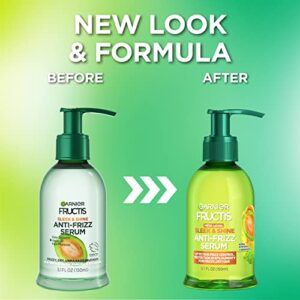 Garnier Fructis Sleek & Shine Anti-Frizz Serum, Frizzy, Dry, Unmanageable Hair, 5.1 fl. Oz (Packaging May Vary)