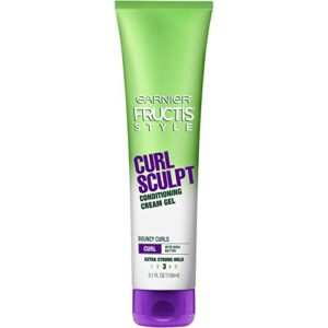 garnier fructis style curl sculpt conditioning cream gel 5 oz (pack of 6)