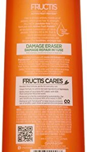 Garnier Fructis Damage Eraser Shampoo, Distressed, Damaged Hair, 12.5 fl. oz.