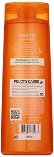 Garnier Fructis Damage Eraser Shampoo, Distressed, Damaged Hair, 12.5 fl. oz.