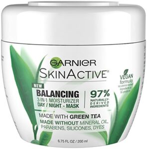 garnier skinactive 3-in-1 face moisturizer with green tea, oily skin, 6.75 fl. oz.