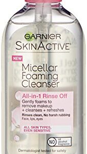 Garnier SkinActive Micellar Foaming Face Wash, For All Skin Types, 6.7 fl oz