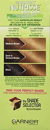 Garnier Hair Color Nutrisse Ultra Color Nourishing Creme, B3 Golden Brown (Spiced Rum) Permanent Hair Dye, 1 Count (Packaging May Vary)