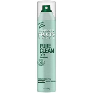 garnier pure clean dry shampoo, 3.4 oz.