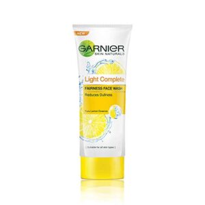 garnier skin naturals white complete face wash, 50g