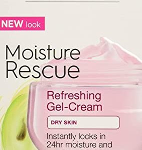 Garnier SkinActive Moisture Rescue Refreshing Gel-Cream for Dry Skin, 1.7 Ounces