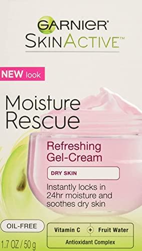 Garnier SkinActive Moisture Rescue Refreshing Gel-Cream for Dry Skin, 1.7 Ounces