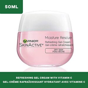 Garnier SkinActive Moisture Rescue Refreshing Gel-Cream for Dry Skin, 1.7 Ounces