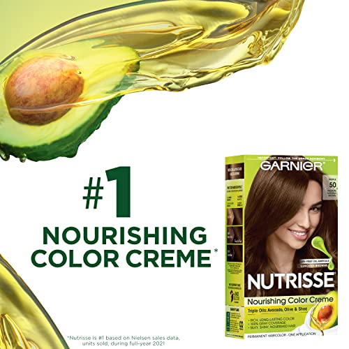 Garnier Hair Color Nutrisse Nourishing Creme, 90 Light Natural Blonde (Macadamia) Permanent Hair Dye, 2 Count (Packaging May Vary)