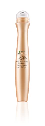 Garnier SkinActive Clearly Brighter Tinted Eye Roller, Light Medium, 0.50 Ounce