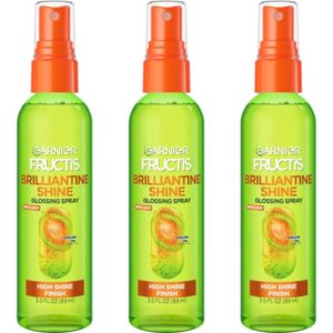 garnier hair care fructis style brilliantine shine glossing spray, 3 count